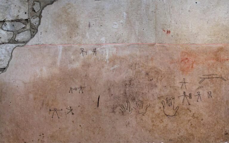 Children’s graffiti depicting gladiators found in Pompeii | Archaeology ...