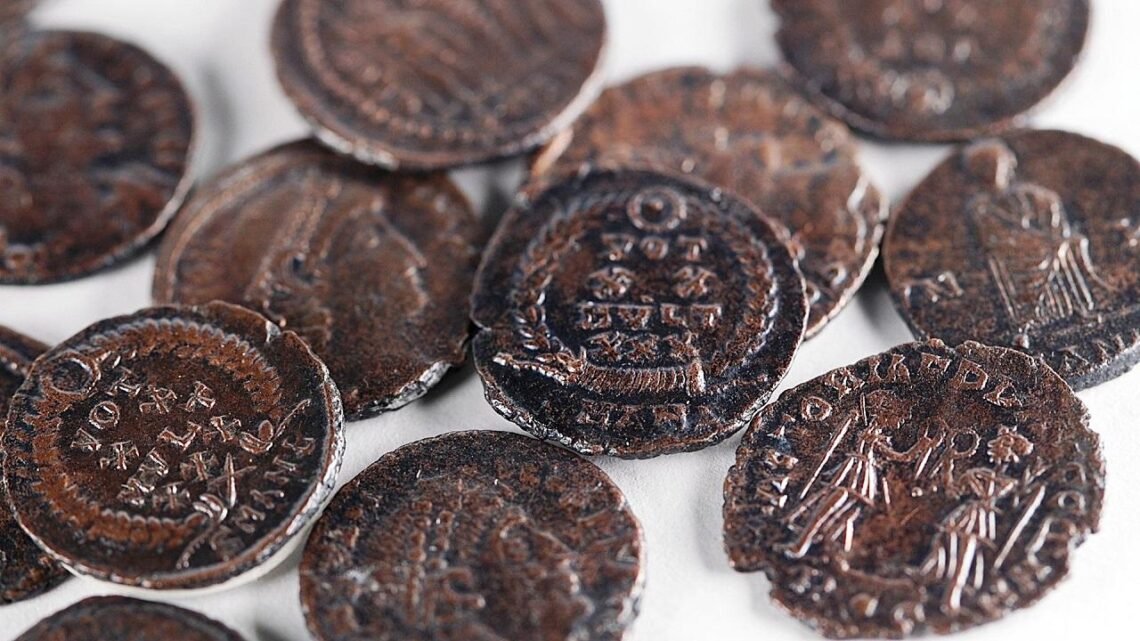 1,600-year-old coin hoard unearthed in Galilee tunnels reveals evidence ...