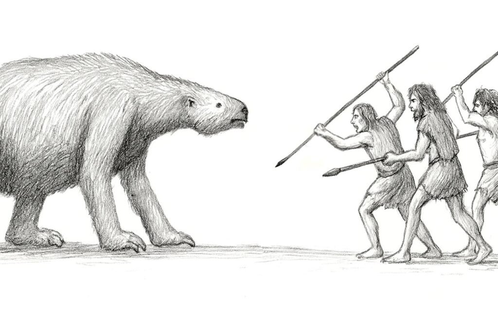 Early South American hunters primarily hunted megafauna, including ...