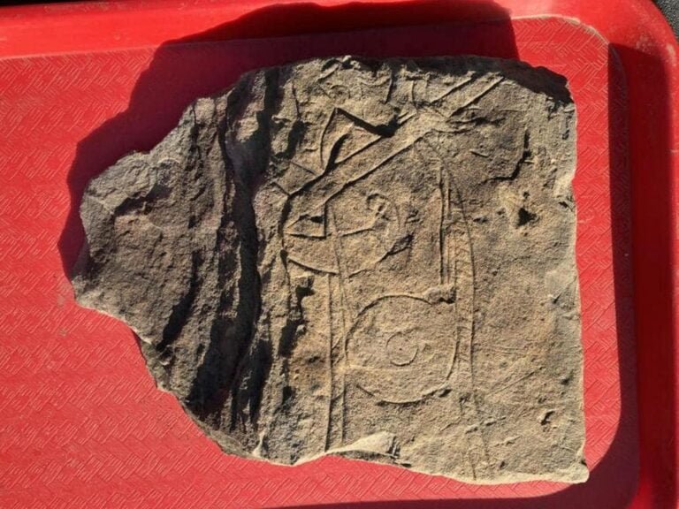 Early medieval ‘Govan Warrior’ stone discovered in Glasgow ...