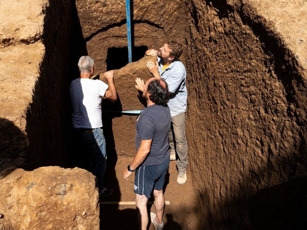 Intact 7th century Etruscan tomb discovered in San Giuliano necropolis ...