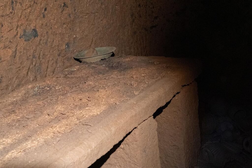 Intact 7th century Etruscan tomb discovered in San Giuliano necropolis ...