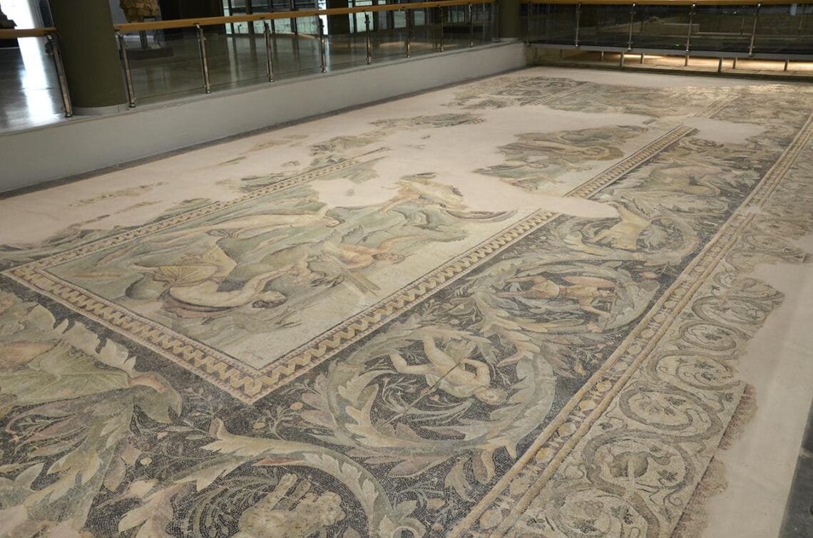 Turkish farmer discovers massive 1,700-year-old Roman mosaic ...
