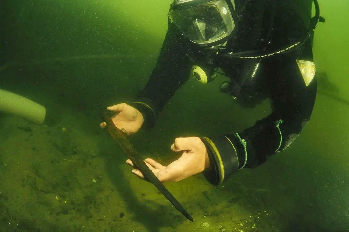 Medieval spear hoard unearthed in Lake Lednica reveals elite weaponry ...