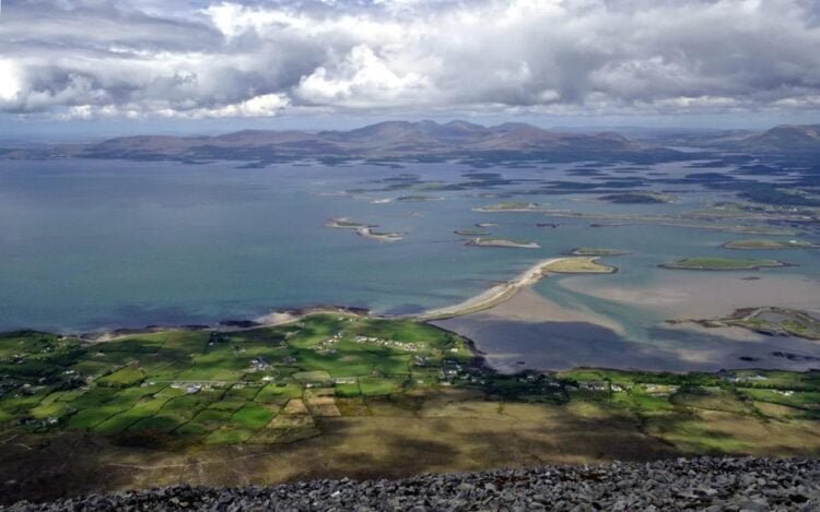 Submerged prehistoric fort uncovered in Clew Bay island | Archaeology ...