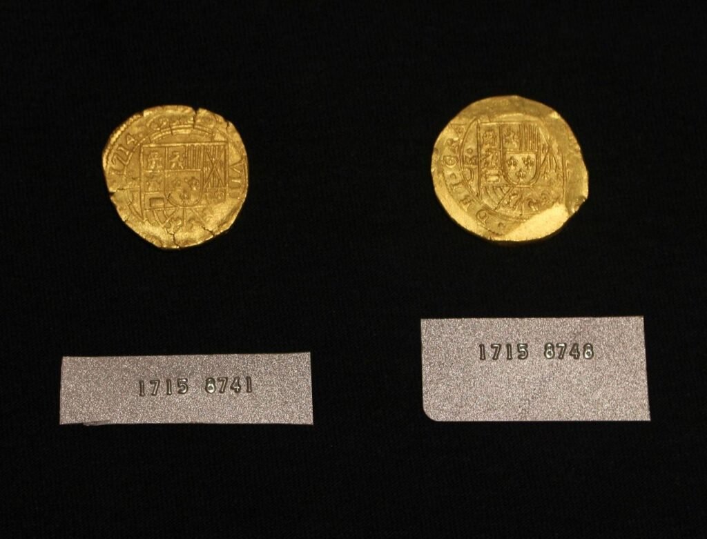 Over 1,000 silver and gold coins recovered from the legendary 1715 ...